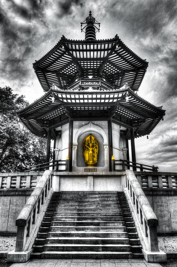 The Pagoda Photograph by David Pyatt - Fine Art America