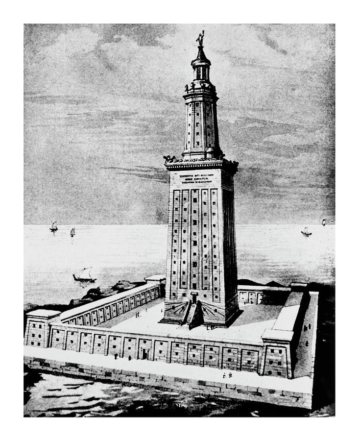 The Pharos Of Alexandria Lighthouse Photograph by Science Photo Library ...