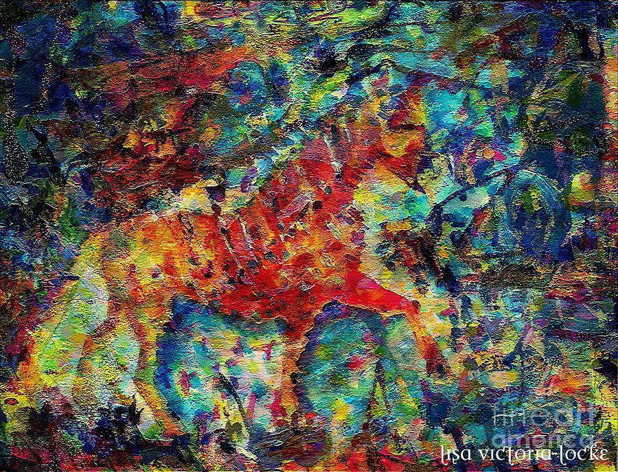 The Philosophical Decorum of Chariots Painting by Lisa Locke - Pixels