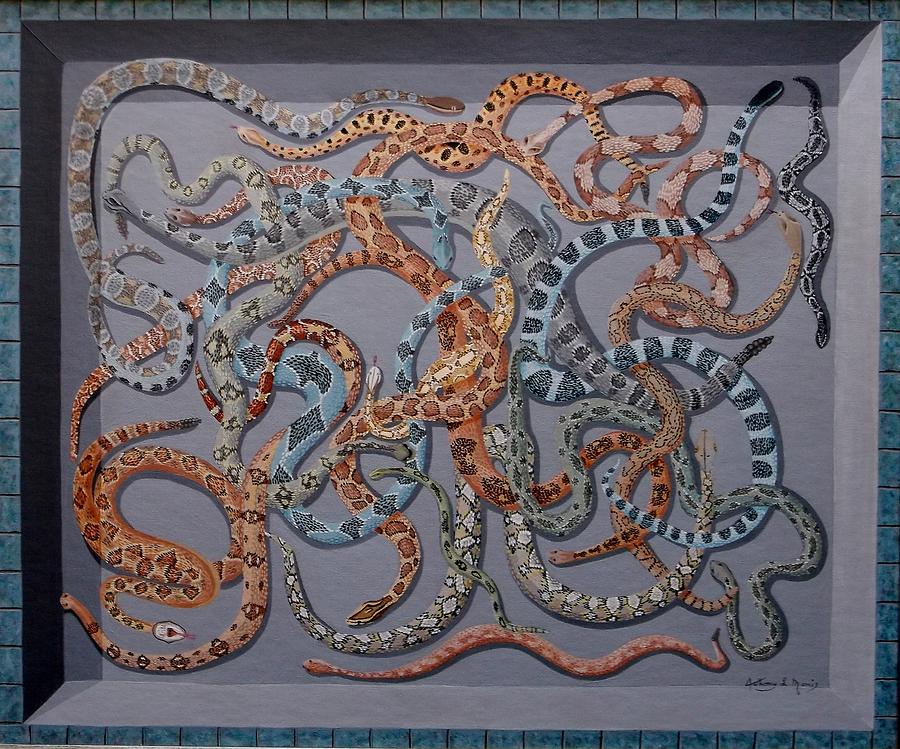 The Pit Painting by Anthony Morris - Fine Art America