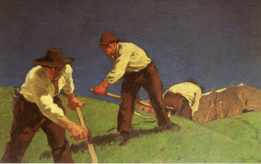 The Reapers. Version I Painting by Albin Egger-Lienz - Pixels