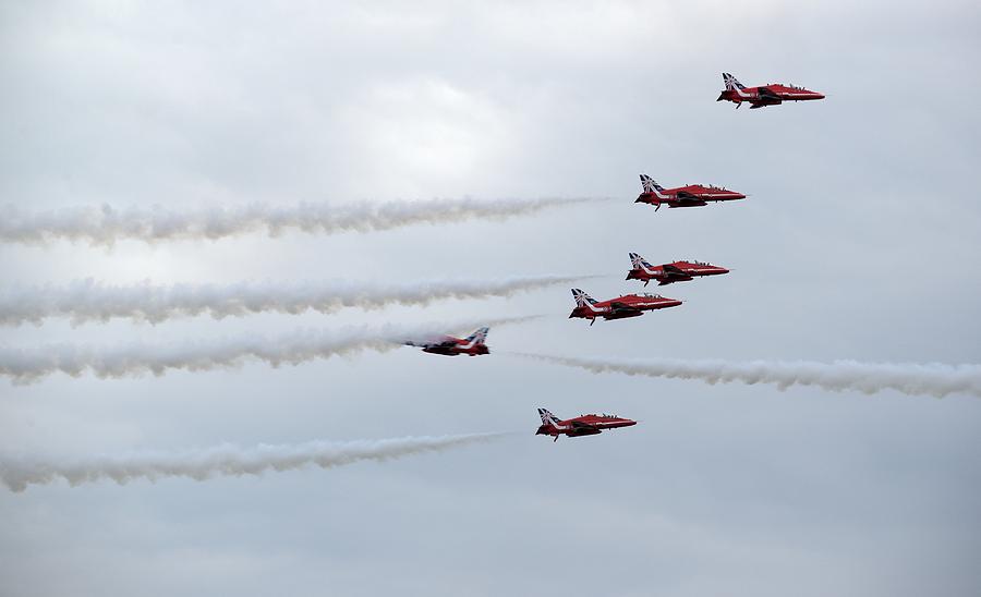 The Red Arrows 2 Photograph by Louise Kent - Fine Art America