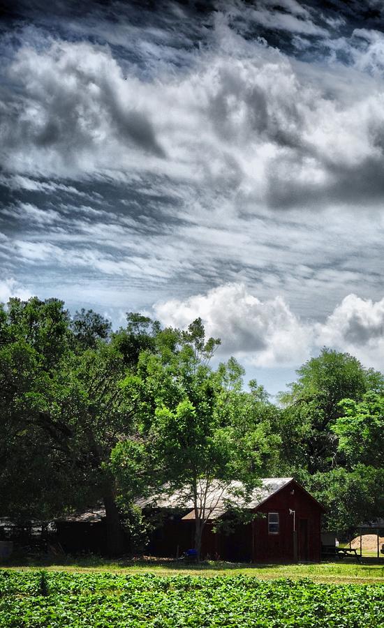 The Red Barn and the Foreboding Sky Photograph by Anthony Ackerman ...