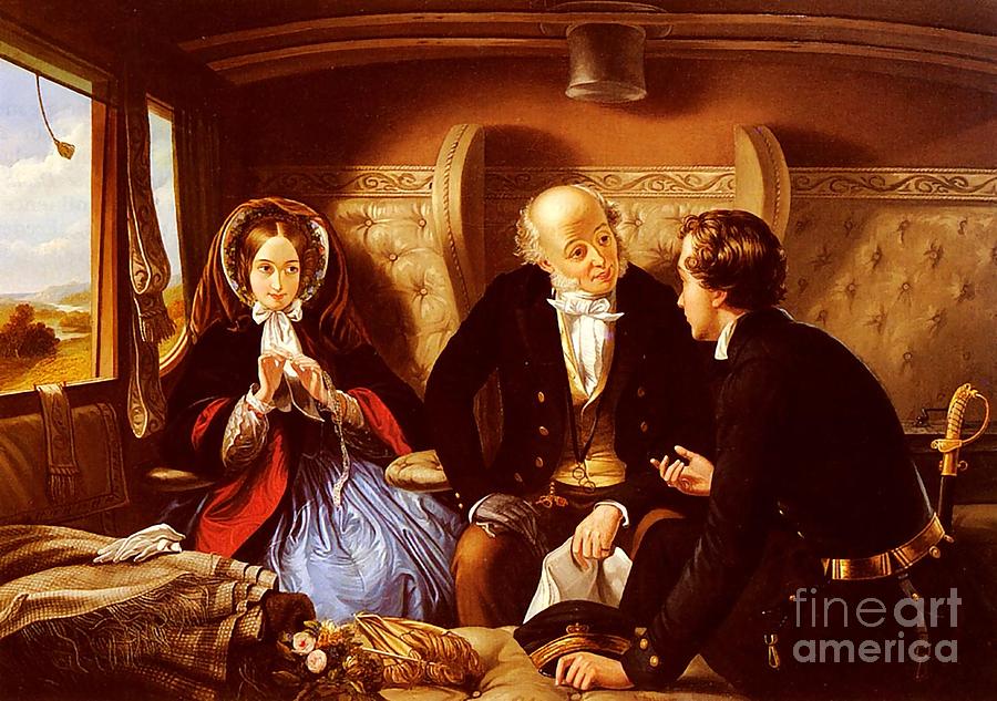 The Return Painting by Abraham Solomon - Pixels