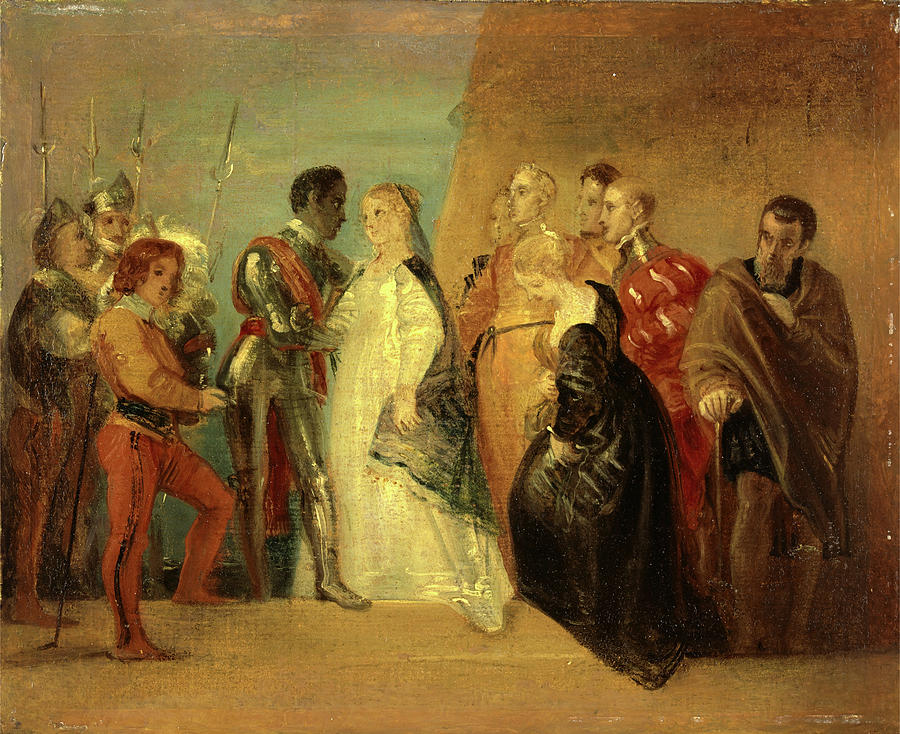 The Return Of Othello Othello Act II Painting By Litz Collection The Return Of Othello Othello Act II Painting By Litz Collection