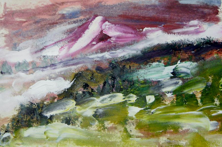 The Ruby Sky Painting by Edward Wolverton - Fine Art America