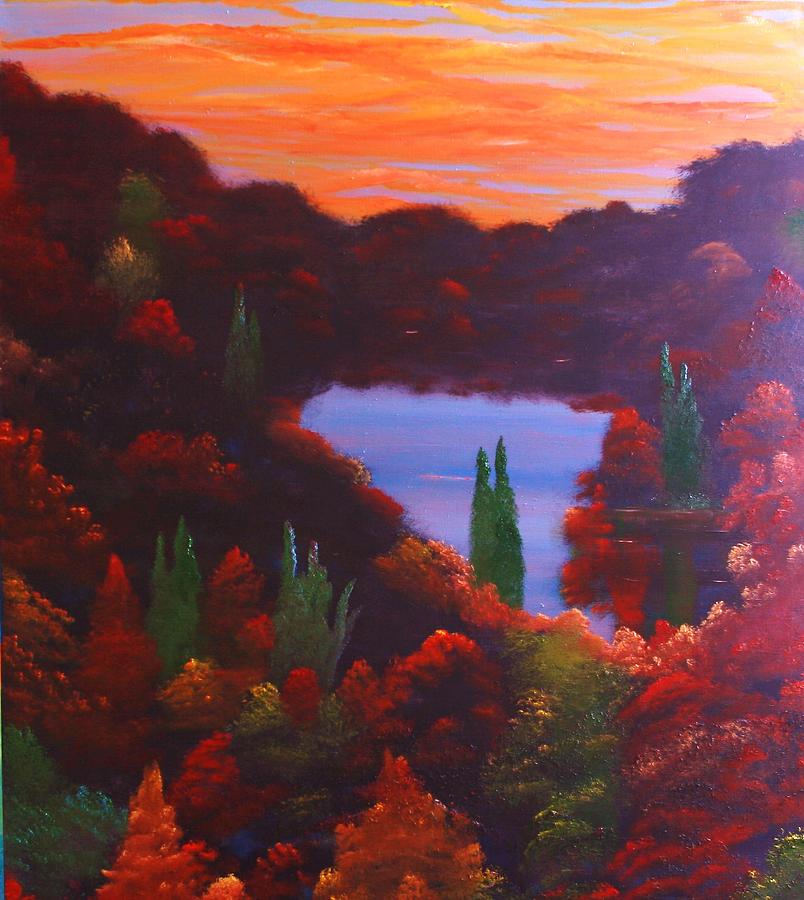 The Sheltering Sky Painting by David Snider - Pixels The Sheltering Sky Painting by David Snider - Pixels