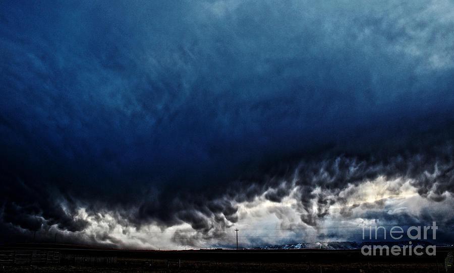 The sky is an Ocean Photograph by Wesley Hahn - Fine Art America