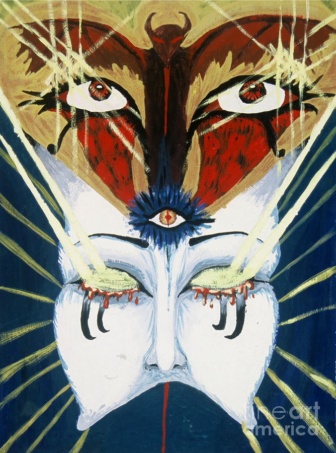 The Surrealistic Mask Painting by Coriander Shea - Fine Art America