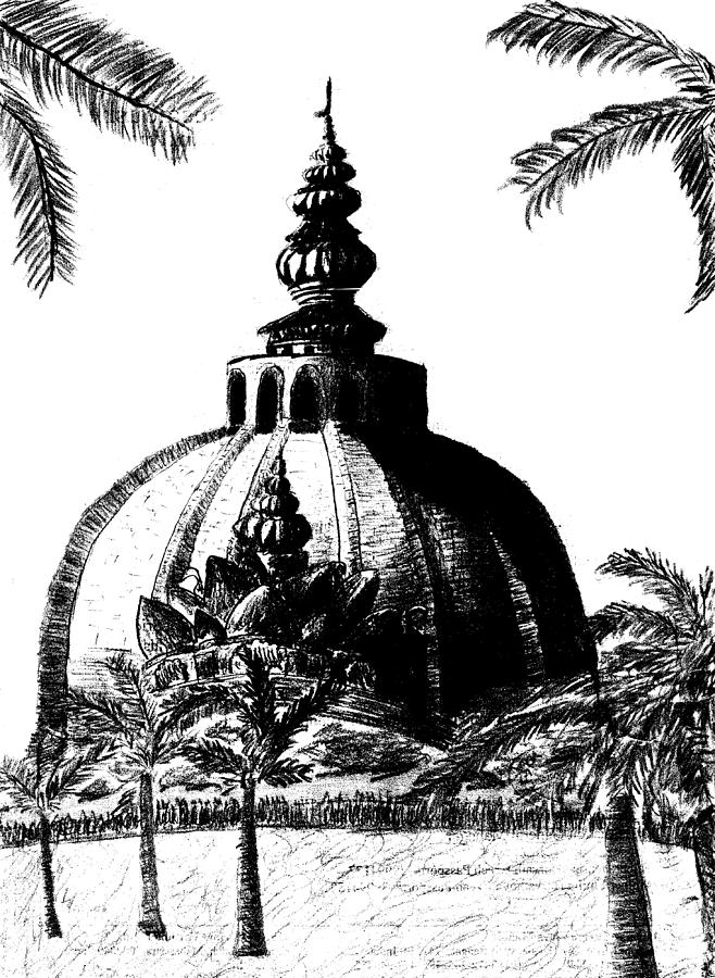 The Tomb Drawing by Henrich Horvath - Fine Art America