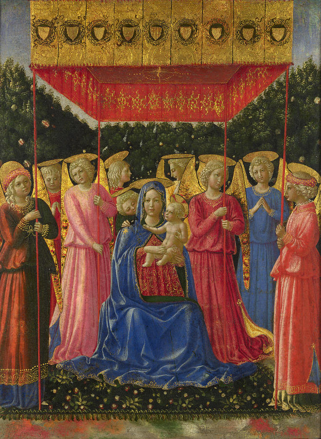 The Virgin and Child with Angels Painting by Benozzo Gozzoli - Pixels The Virgin and Child with Angels Painting by Benozzo Gozzoli - Pixels