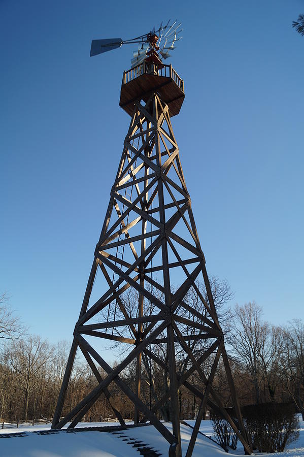 The Windmill Photograph by John Wall - Pixels