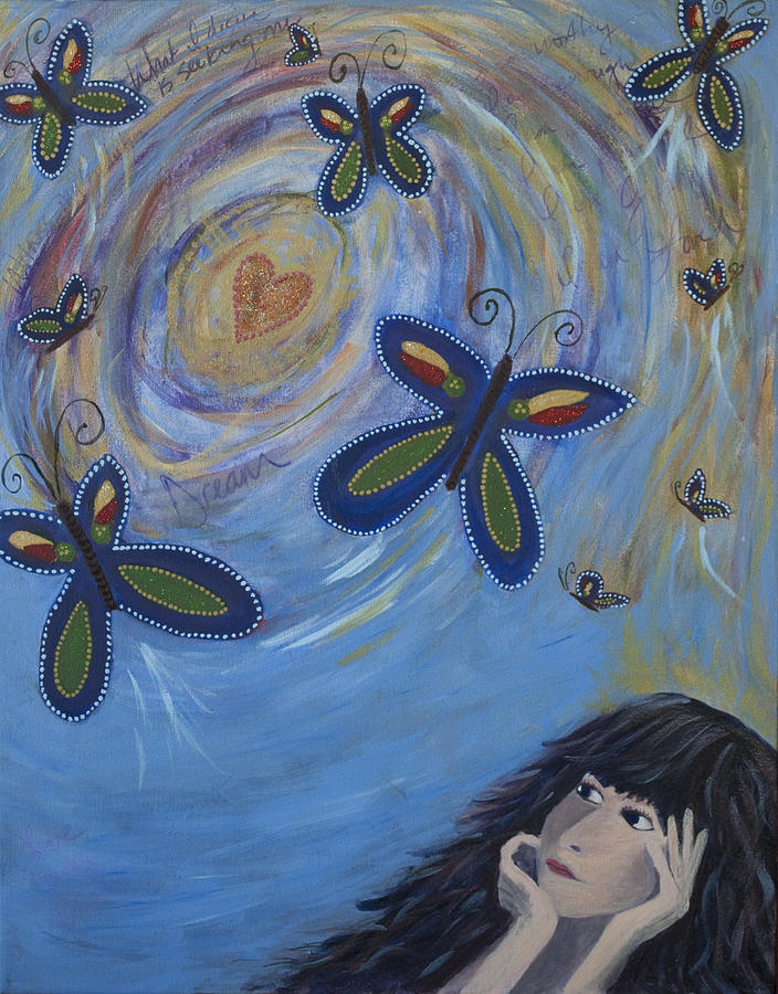 Thinking About Source Painting by Danette Dacey Bohl | Fine Art America