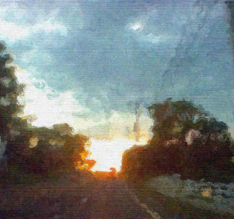 Third Sunset Mixed Media by Pharris Art - Fine Art America