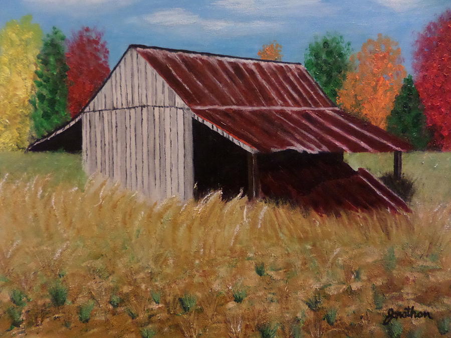 This Ole Barn Painting by Jonathan Morgan - Fine Art America