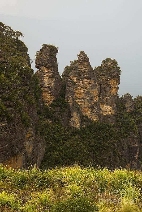 Three Sisters at Echo Point Photograph by Bob Phillips | Pixels
