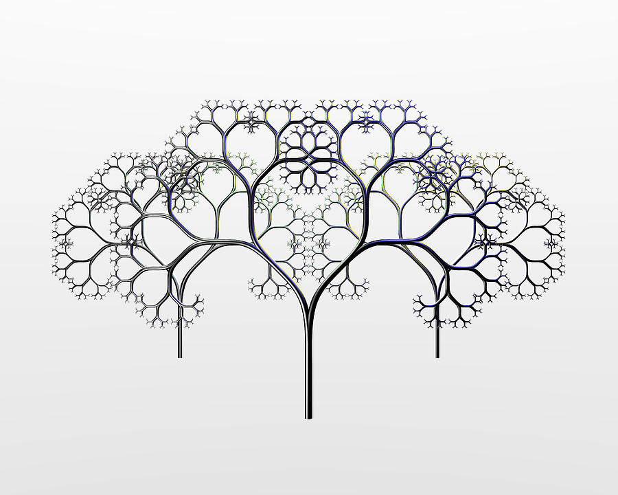 Three Tree Tableau Digital Art by Chris Whitside - Fine Art America