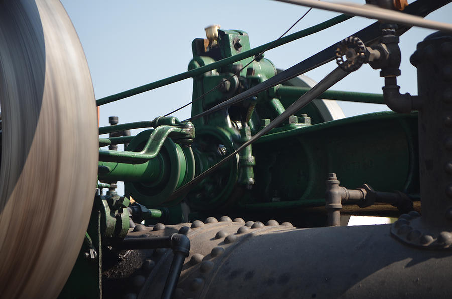 Threshing Machine Engine Photograph by Tom Bohon - Pixels