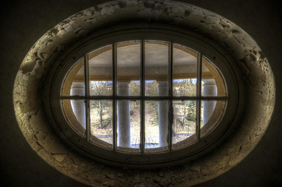 Through the round window Digital Art by Nathan Wright | Fine Art America