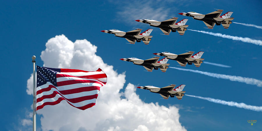 Thunderbirds - Reno Air Races - Nevada Photograph by Steve Ellison ...