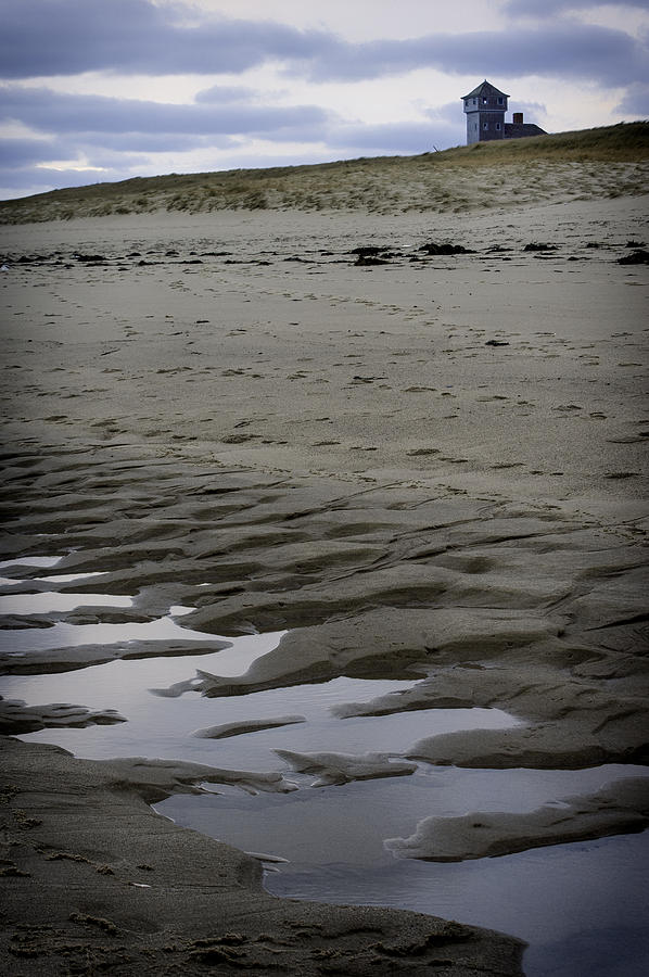 Tidal beach patterns cape cod 217 Photograph by Mark Serfass