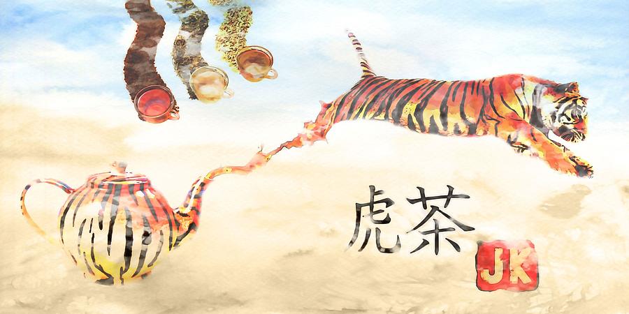 Tiger Tea Painting by Jared Johnson - Fine Art America