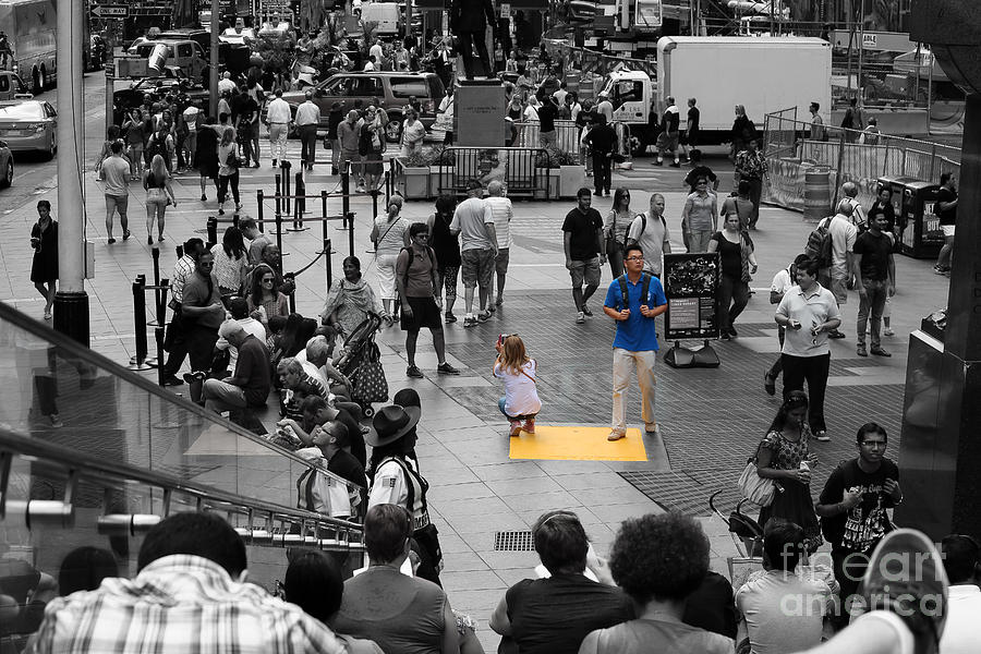 Times Square Magic Photograph by Robert Yaeger - Pixels
