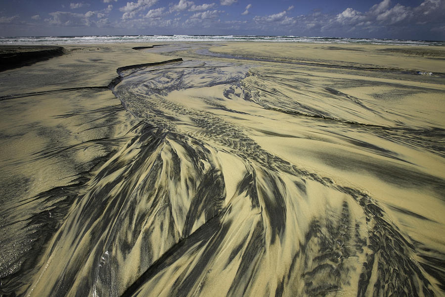 Titanium Dioxide Sand, Eastern Beach Photograph by Peter Essick - Pixels