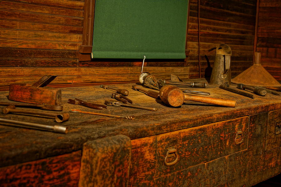 Tools Circa 1800's Photograph by Randy Shellenbarger - Fine Art America