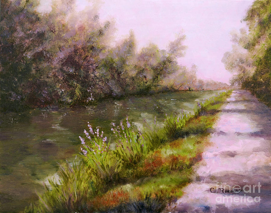 Towpath Painting by Paint Box Studio - Fine Art America