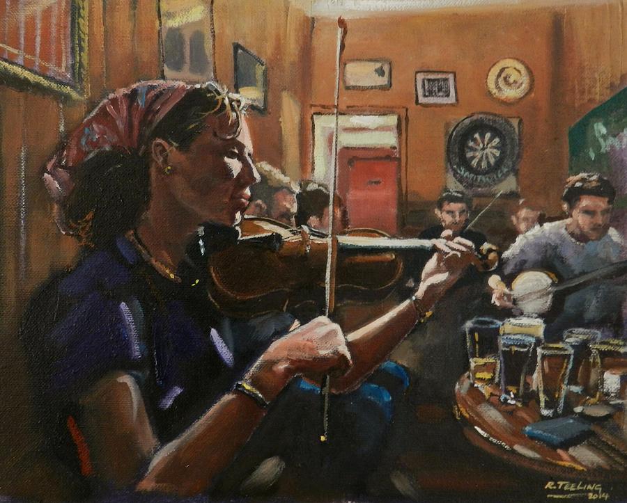 Trad Session Painting by Robert Teeling - Fine Art America