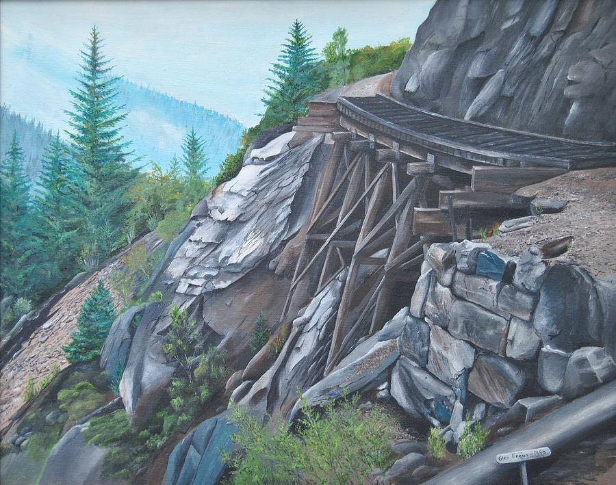 Train Ghosts Painting by Glen Frear | Fine Art America