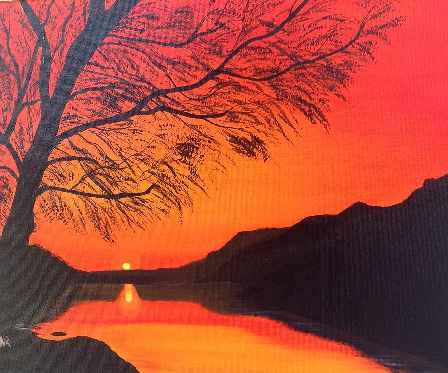 Tranquility Drawing by Norman Richards - Fine Art America