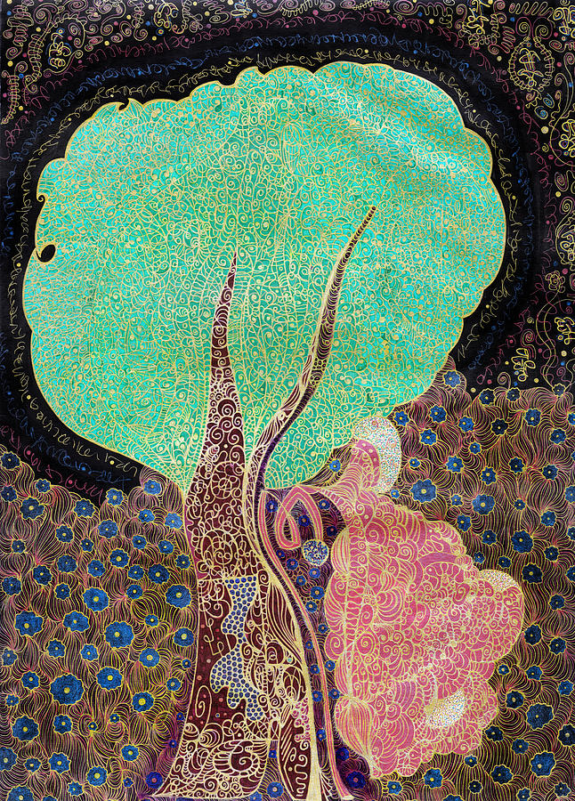 Tree with Magic Drawing by Alex Art Ireland - Pixels