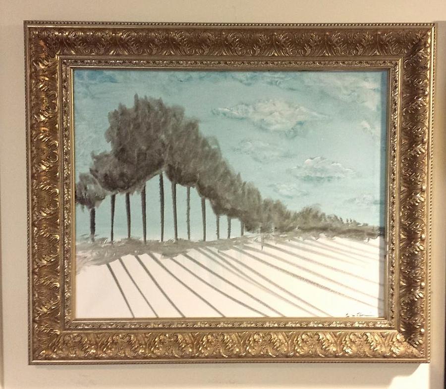 Trees Painting by Clay O'Brien - Fine Art America