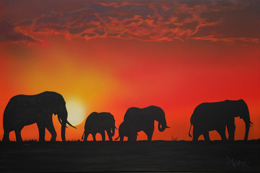 Trek Painting by Mark Henry - Fine Art America