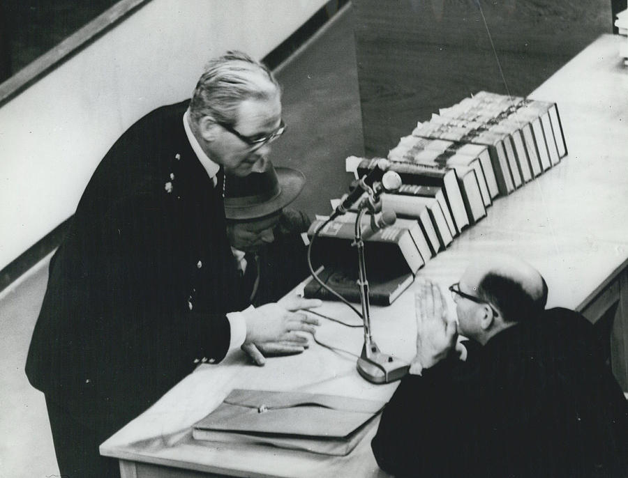 Trial Of Adolf Eichmann Continues In Jerusalem Photograph by Retro ...