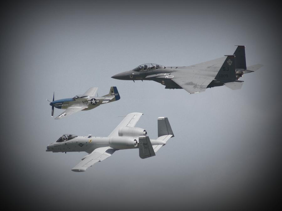 Tribute Flight WAFB 09 Tribute Flight Photograph by David Dunham - Pixels