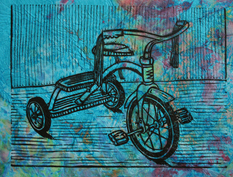 Tricycle Drawing by William Cauthern