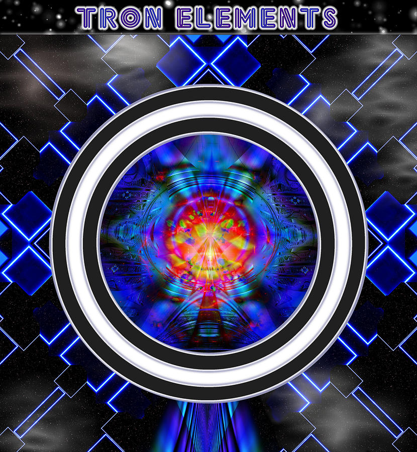 Tron Elements Digital Art by Mario Carini - Fine Art America