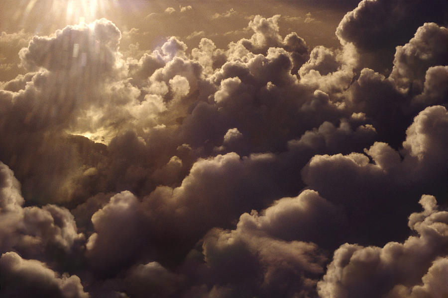 Tropical Cumulus Clouds Over Polynesia Photograph by Per-Andre Hoffmann ...