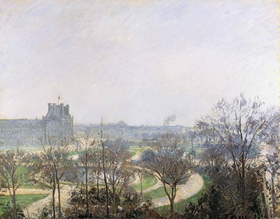 Tuileries Gardens, 1900 Painting by Camille Pissarro Tuileries Gardens, 1900 Painting by Camille Pissarro