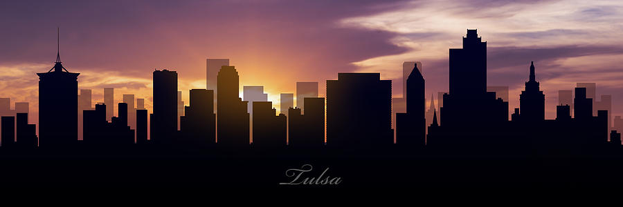 Tulsa Sunset Photograph by Aged Pixel - Fine Art America