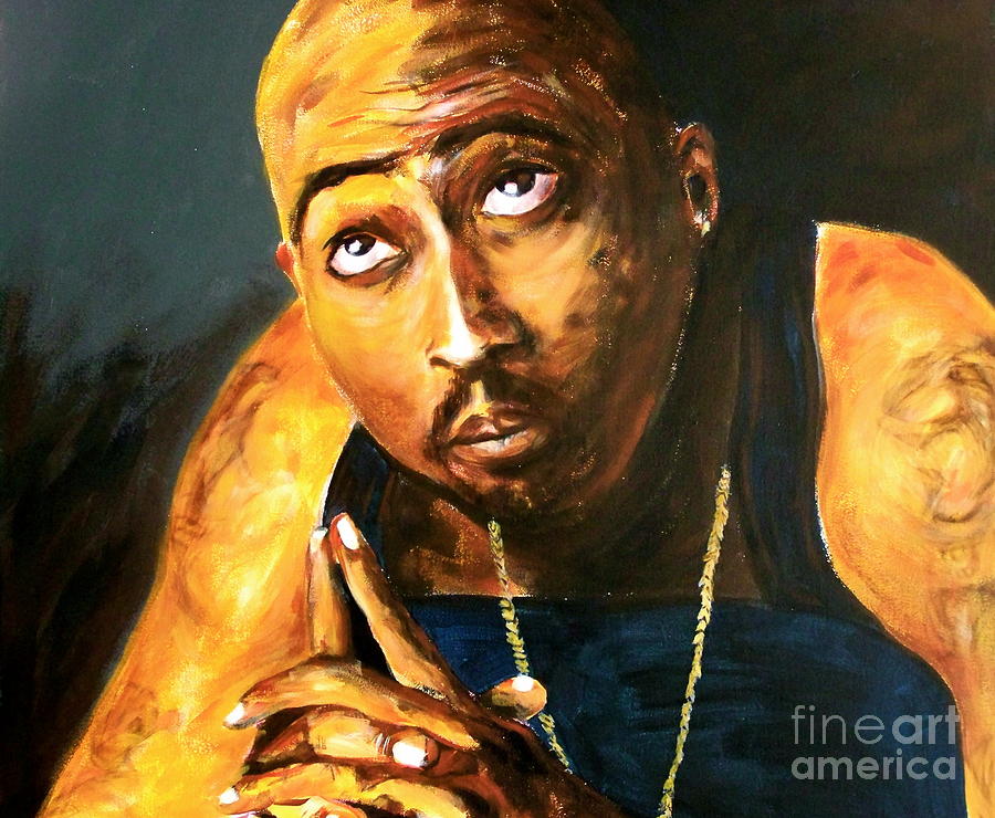 Tupac Painting by Phillip Eames - Fine Art America