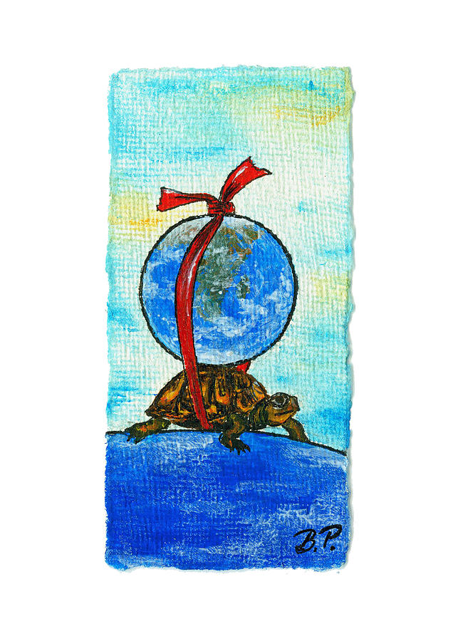 Turtle 1 Painting by Barbara Persch - Fine Art America