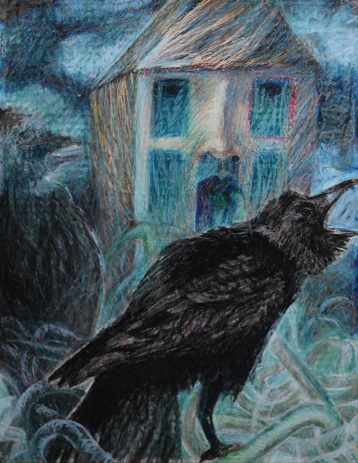 Two Crows Painting by Nancy Mauerman - Fine Art America