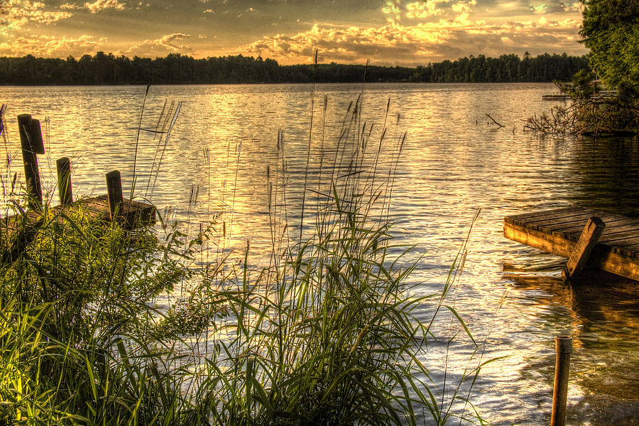 Two Docks Photograph by Alan Koxlien - Fine Art America