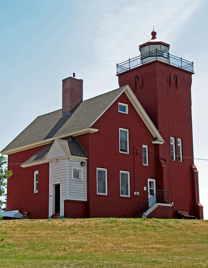 Two HarborsLighthouse Photograph by Gregory Yost - Pixels