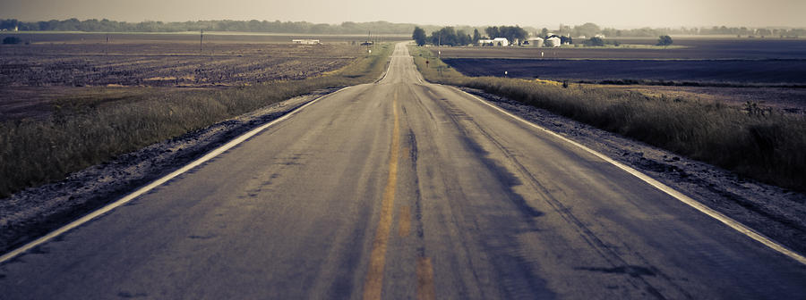 Two Lane Road Photograph by George Strohl - Fine Art America