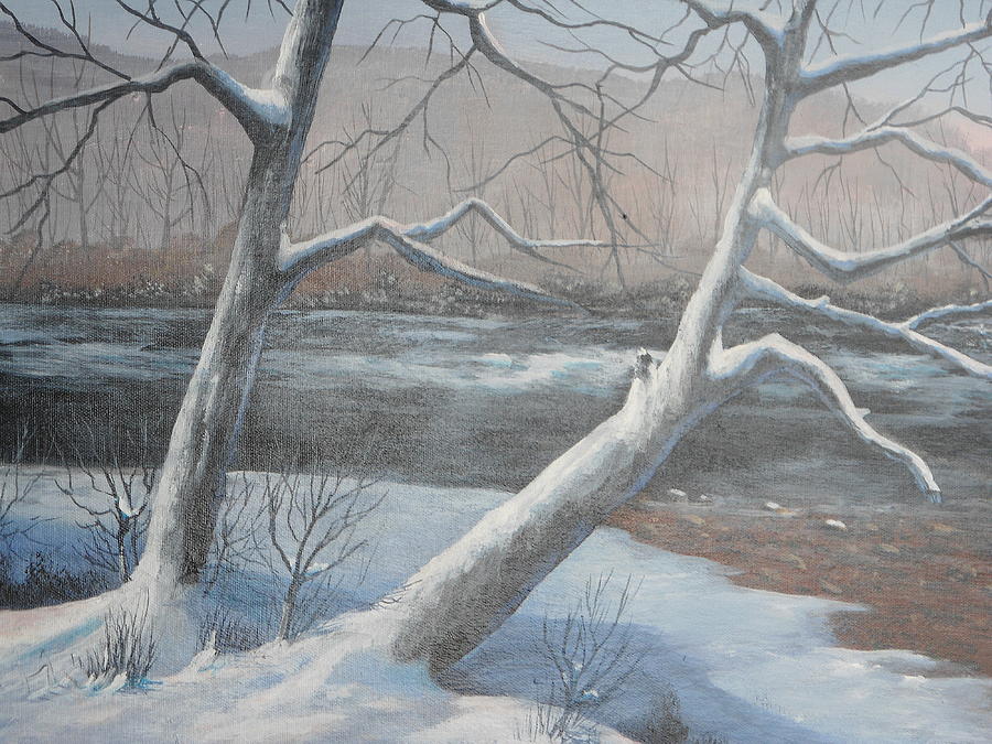 Two Trees Painting by Frank Cochran - Fine Art America